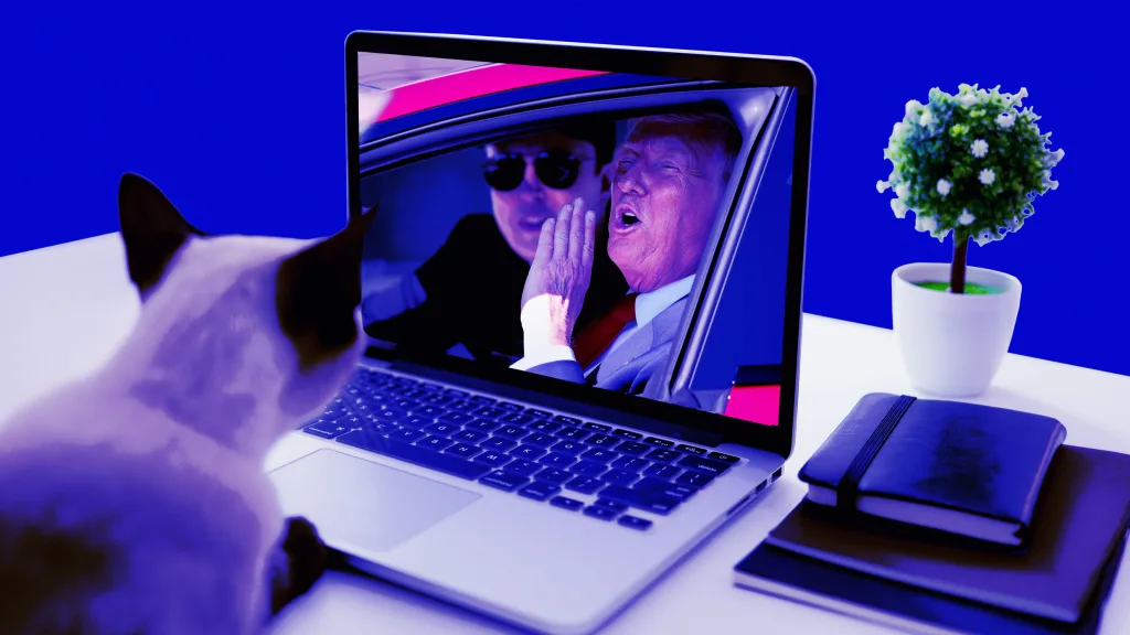 'Everything’s Computer': How Trump’s Tesla bit sparked a meme frenzy ...