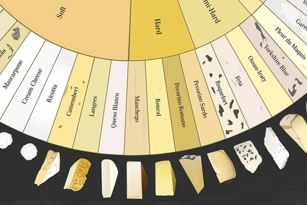 Infographic: How To Tell The Difference Between 66 Varieties Of Cheese ...