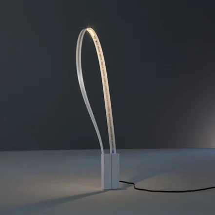 A Flexible Desk Lamp Made From A Ribbon Of LEDs - Fast Company