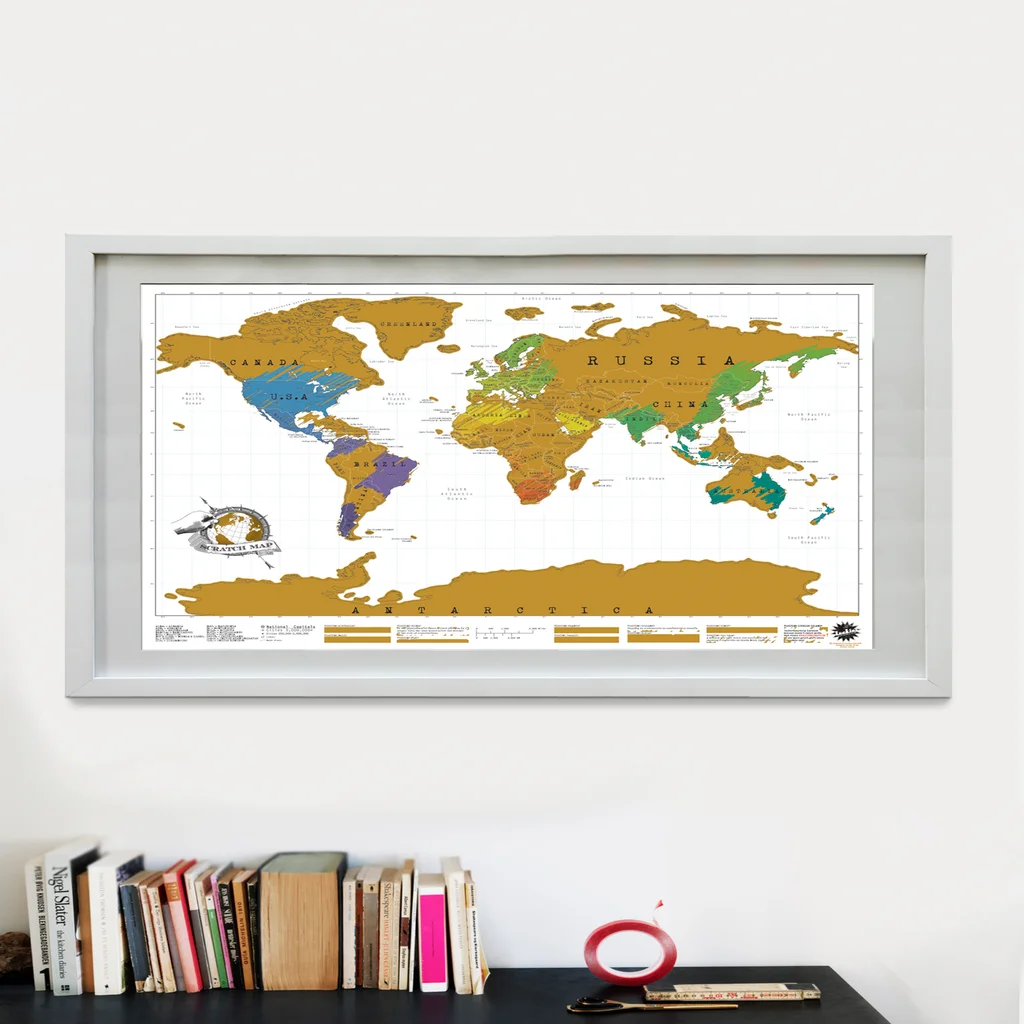 A World Map That Lets You Scratch Off Where You've Been - Fast Company