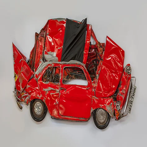 A New Exhibition Celebrates The Beauty Of Crushed Cars - Fast Company