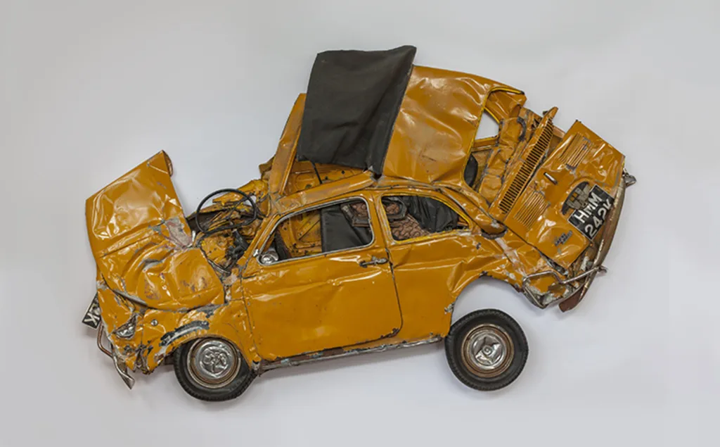A New Exhibition Celebrates The Beauty Of Crushed Cars - Fast Company