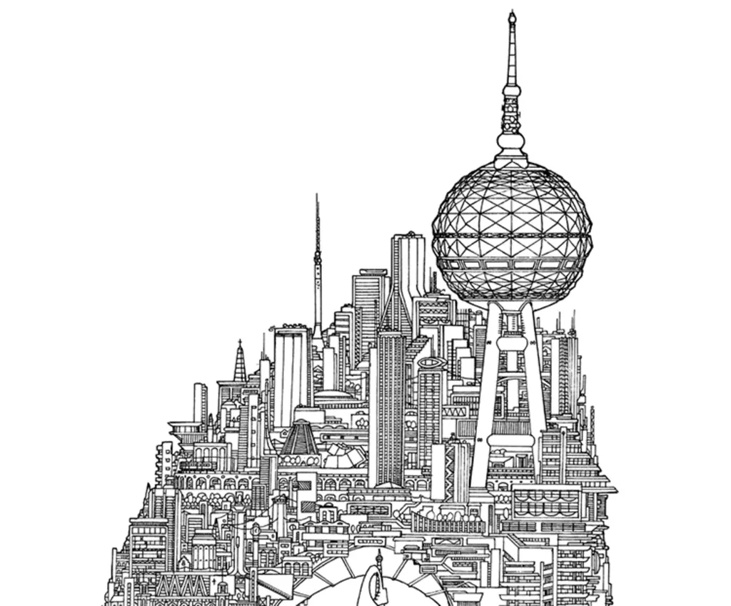 Obsessive Illustrator Creates Impossibly Complex Cities Of The Future ...
