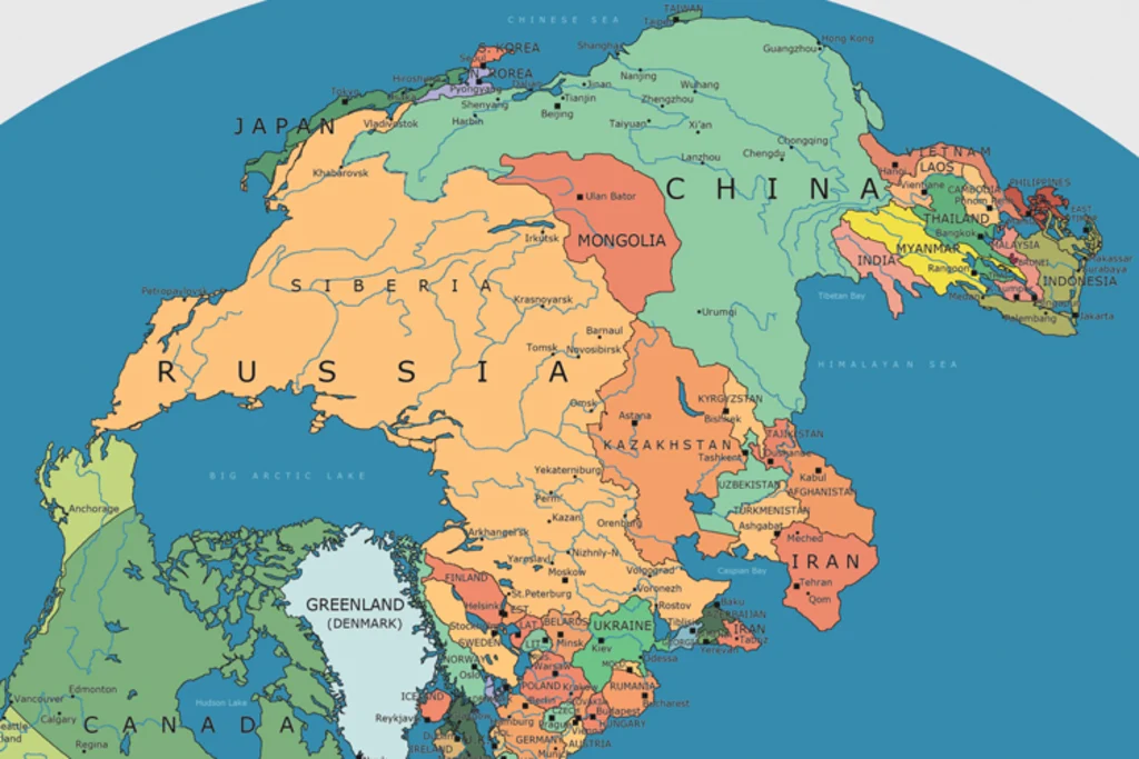 Pangea Redrawn With Today's Political Boundaries - Fast Company