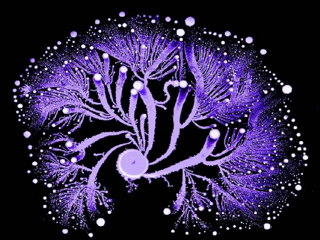 The Social Behavior Of Bacteria, Trippily Explored In Art - Fast Company