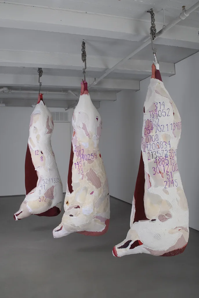 These Grisly Meat Sculptures Are Made Out Of Hand-Me-Downs - Fast Company