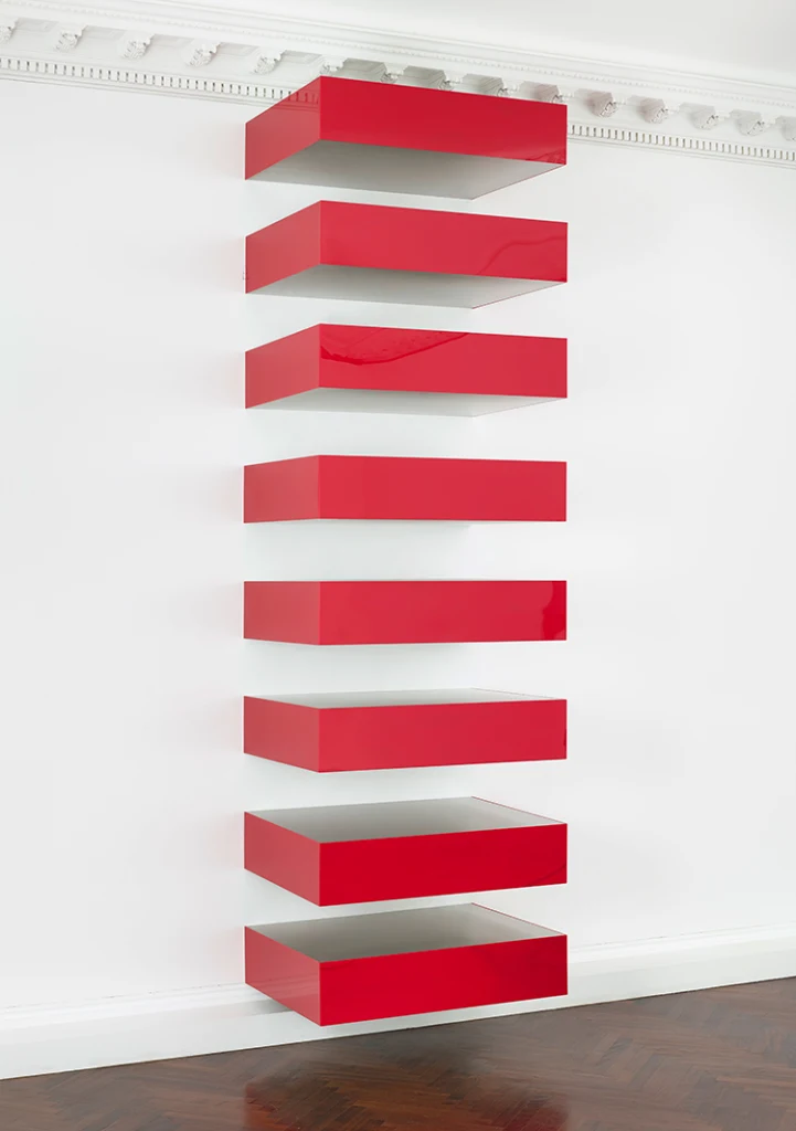 donald judd stack sculptures
