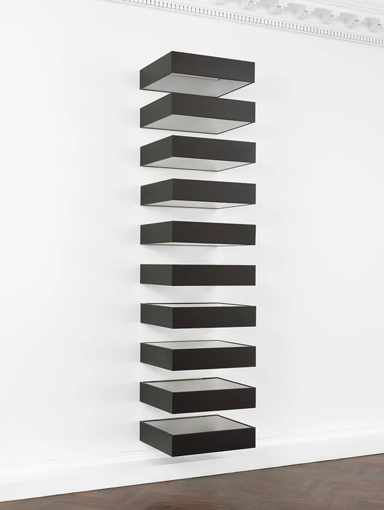 donald judd stack boxes