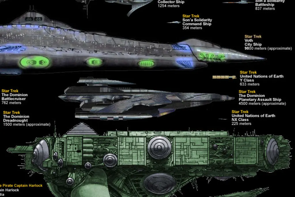 Infographic: The Spaceships From Every Sci-Fi Series Ever - Fast Company