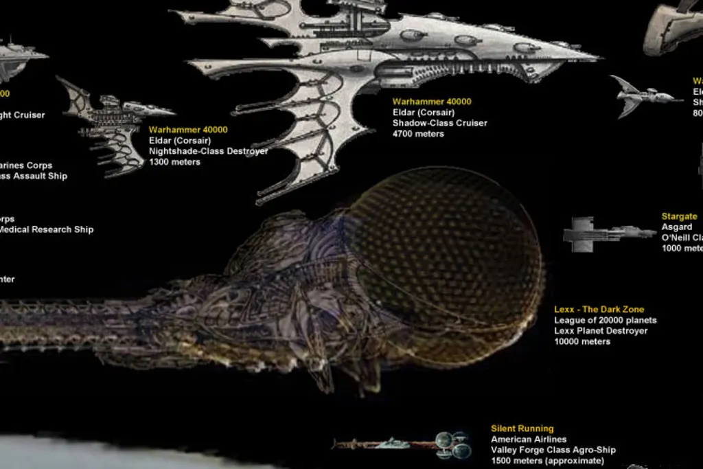 Infographic: The Spaceships From Every Sci-Fi Series Ever - Fast Company