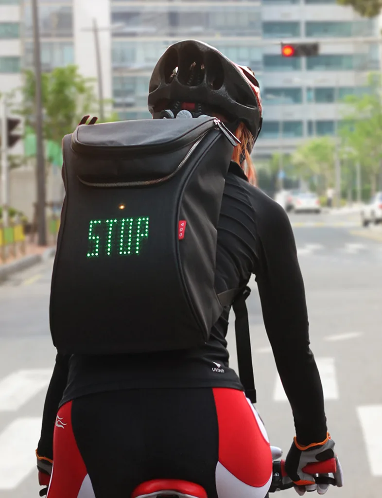 Hey, Cyclists: This LED-Powered Backpack Could Save Your Life - Fast ...