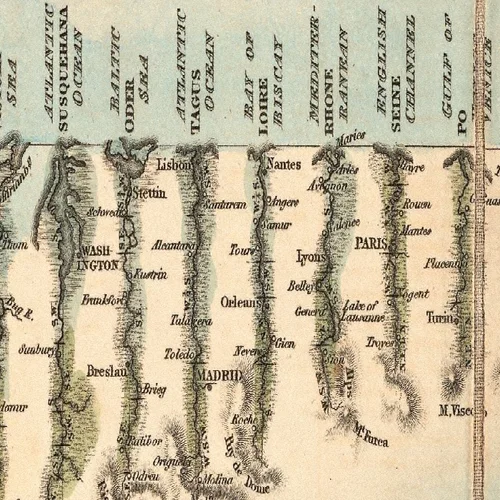 Fascinating Old Chart Maps World's Tallest Mountains, Forgets Mt ...
