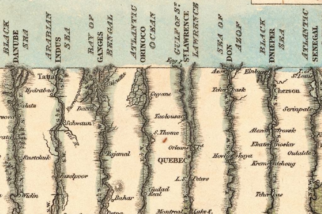 Fascinating Old Chart Maps World's Tallest Mountains, Forgets Mt ...