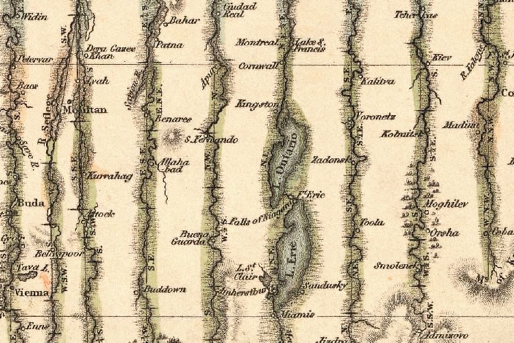 Fascinating Old Chart Maps World's Tallest Mountains, Forgets Mt ...