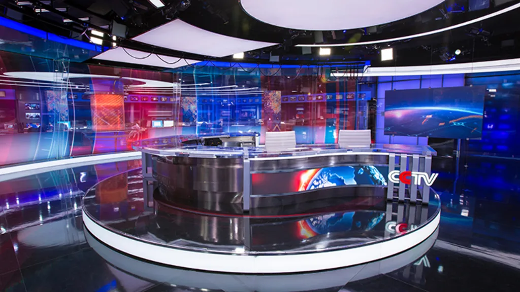 With Glittering New Set Design, CCTV News Takes Aim At The World - Fast ...