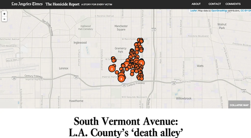 How The L.A. Times Is Honoring Homicide Victims Through Data ...