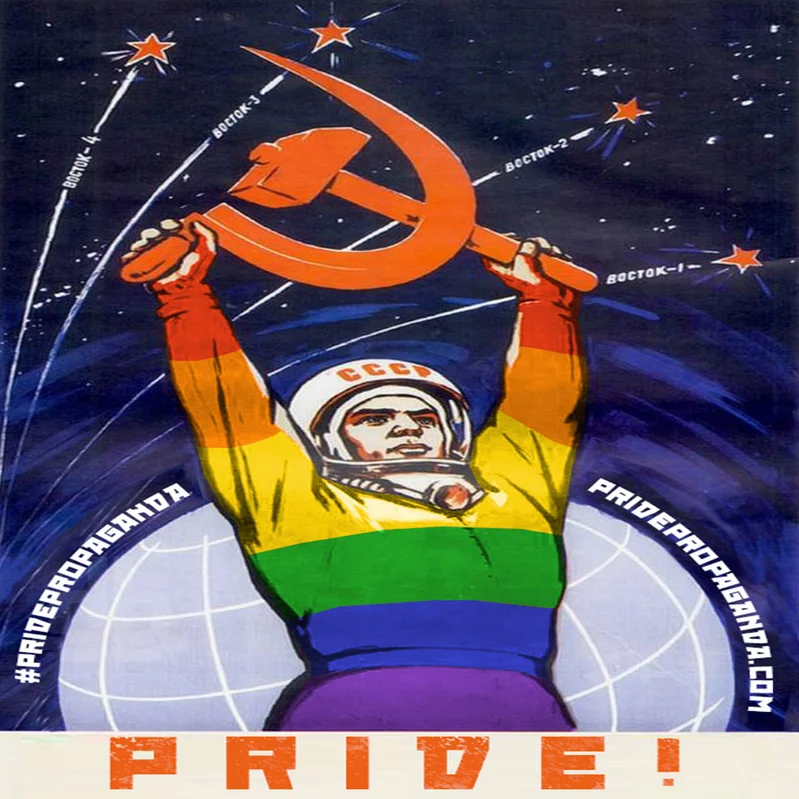 Soviet Propaganda Becomes Fabulous Gay Pride Posters - Fast Company