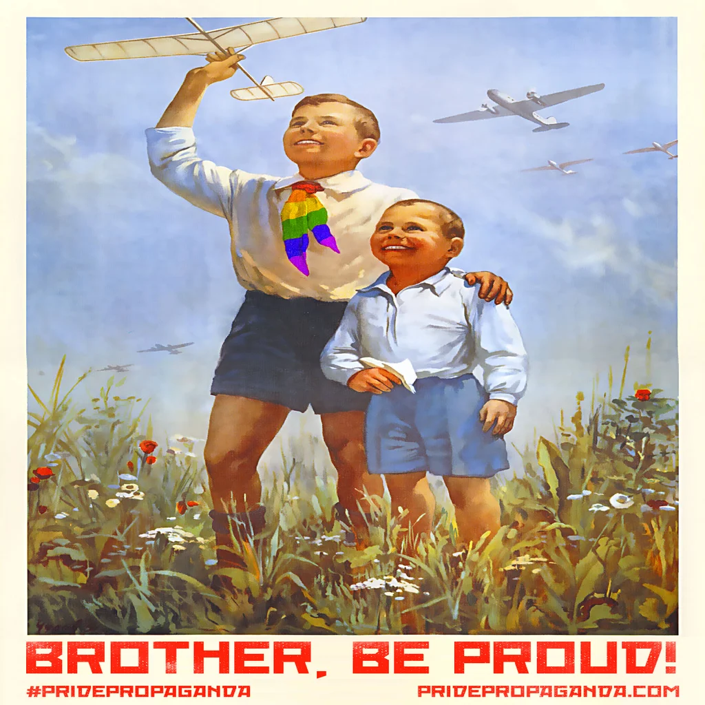 Soviet Propaganda Becomes Fabulous Gay Pride Posters - Fast Company