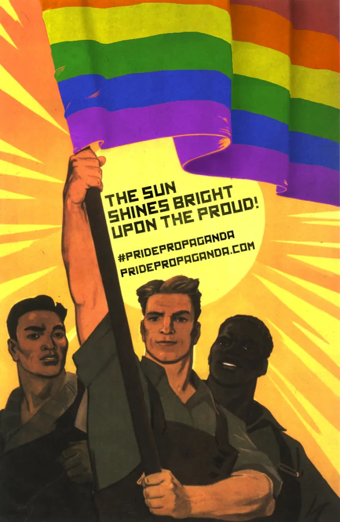 Soviet Propaganda Becomes Fabulous Gay Pride Posters - Fast Company