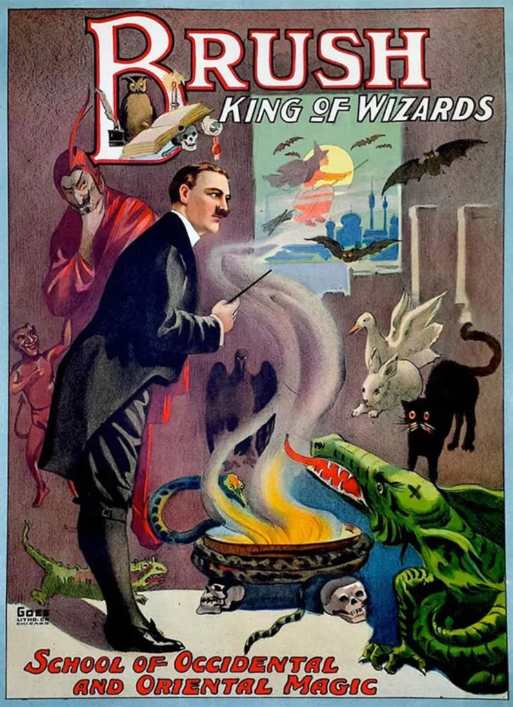 old school magician posters