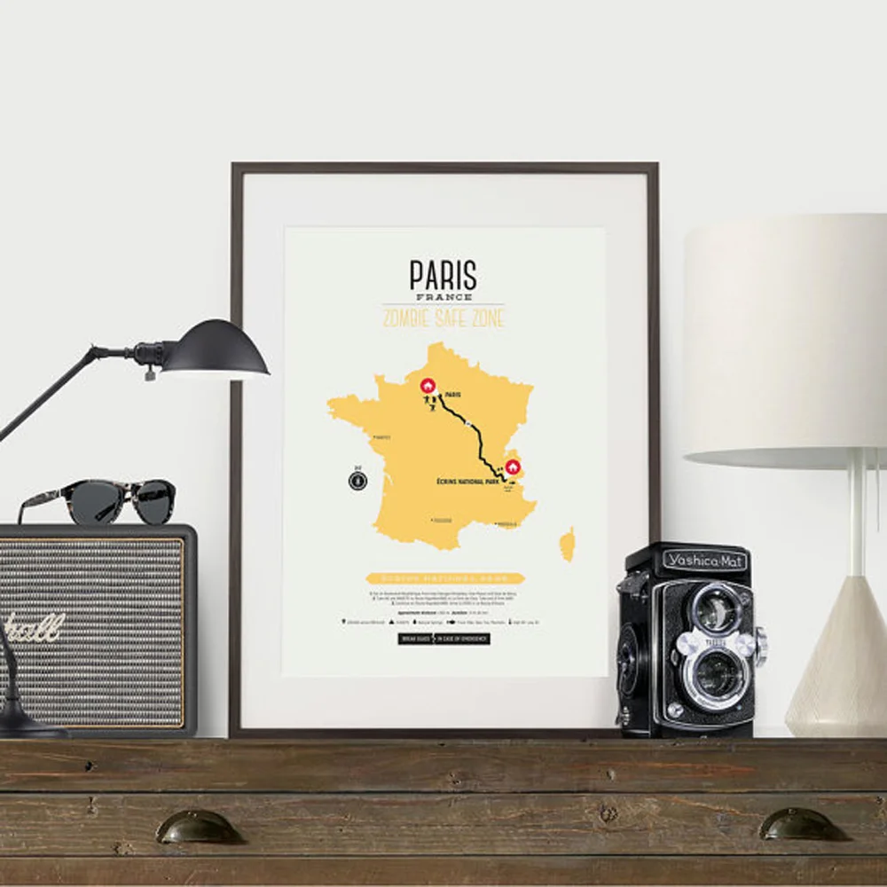 Chart Your Escape From The Zombie Apocalypse, With These Handy Maps ...