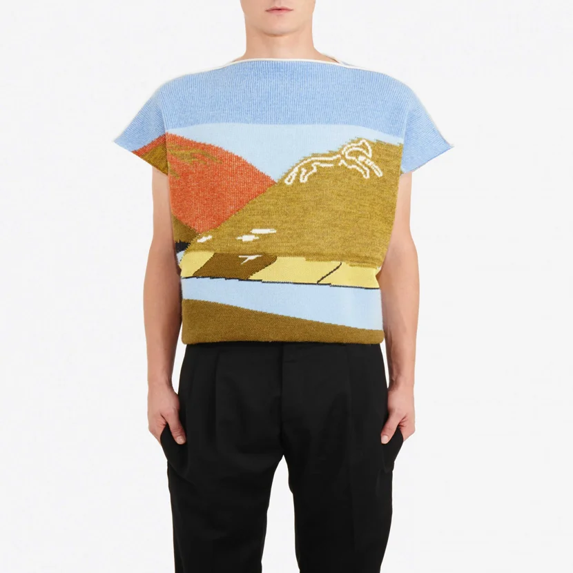 Beautiful Knit Tops Of Landscapes, Inspired By Textile Artist John ...