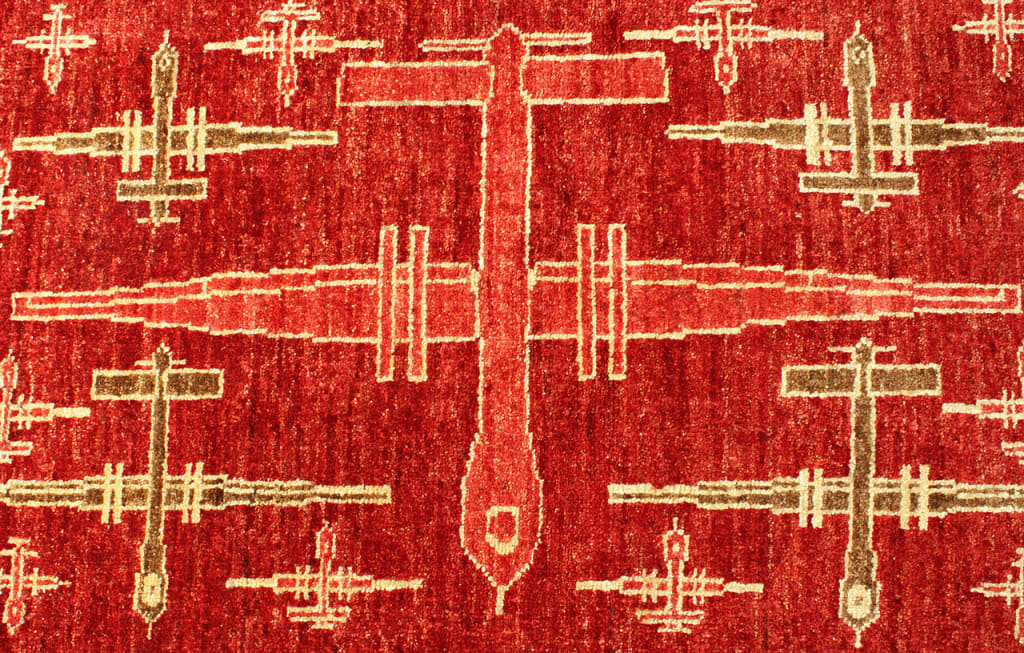 Bleakly Beautiful Handmade Rugs Depicting Drone War In Pakistan - Fast ...