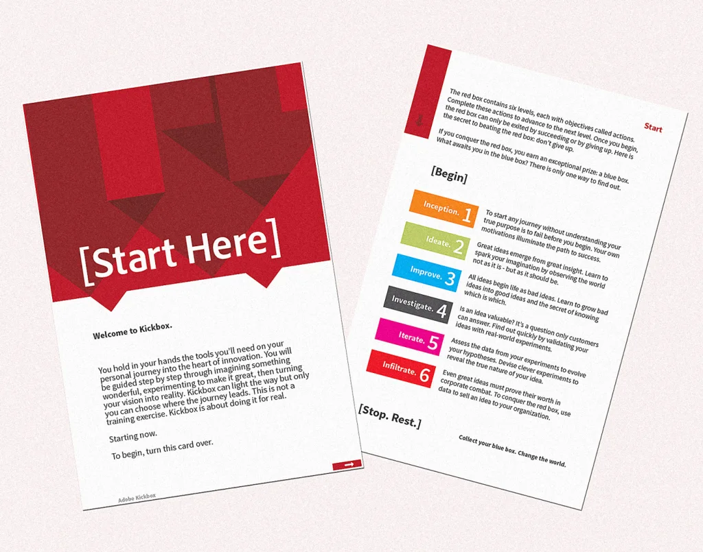 Adobe's Kickbox: The Kit To Launch Your Next Big Idea - Fast Company