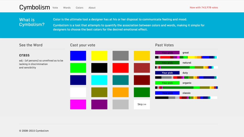 This Site Quantifies Associations Between Words And Colors - Fast Company