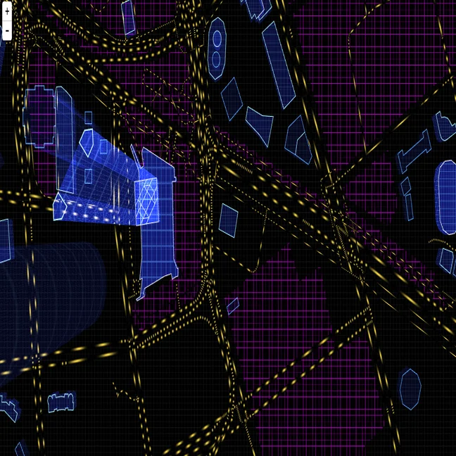 Sci-Fi Maps Show What Your City Would Look Like In Tron - Fast Company