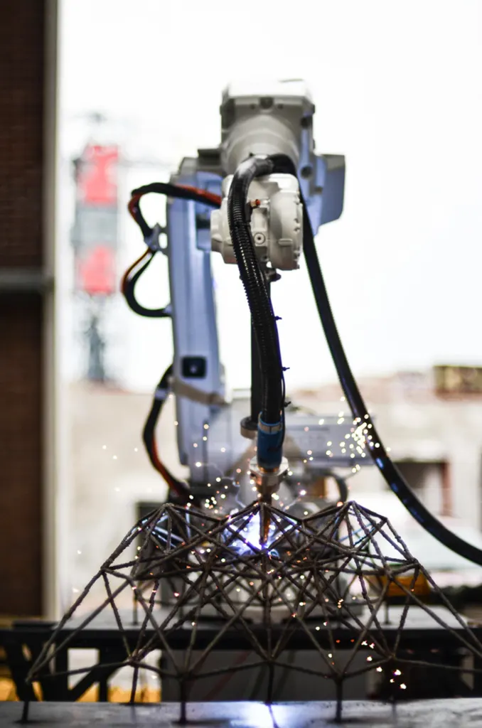 This Robot Can 3-D Print A Steel Bridge In Mid-Air - Fast Company