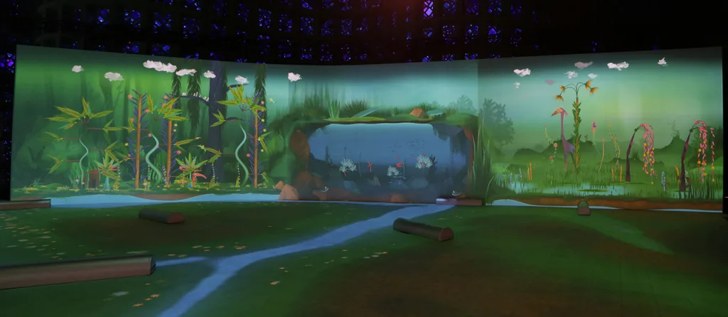 Let This 48-Foot Virtual Waterfall Teach You About The Environment ...