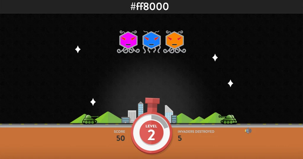 Learn How Hex Color-Codes Work By Playing Space Invaders - Fast Company