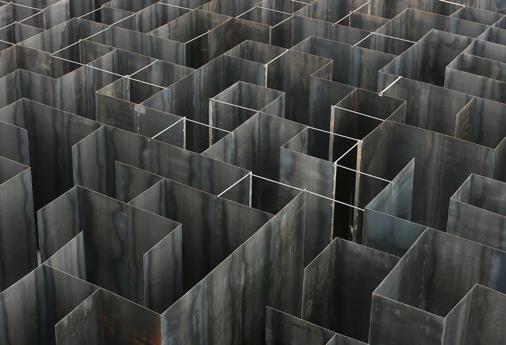 An Immersive Geometric Maze Built On The Site Of A Coal Mine - Fast Company