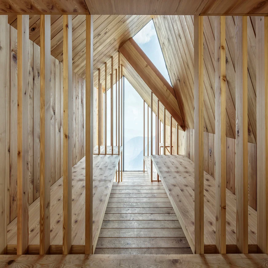 A Stunning Alpine Shelter For Hikers Built To Withstand The Elements ...