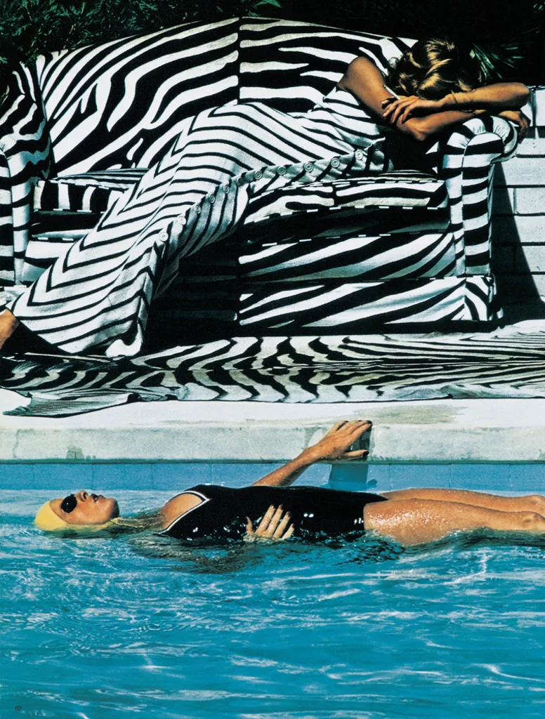 helmut newton poolside