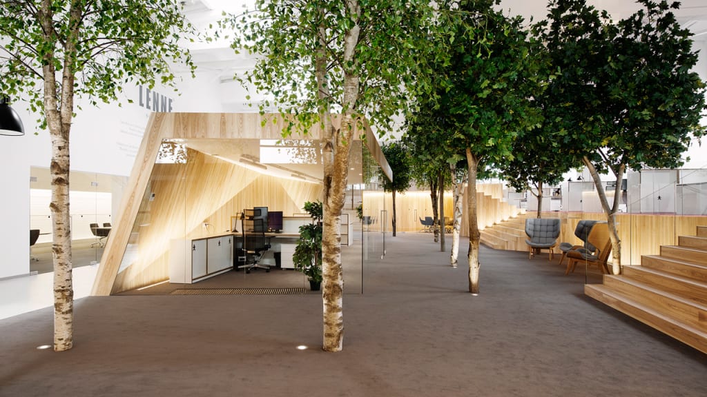 This Office Brought A Mini Forest Indoors - Fast Company
