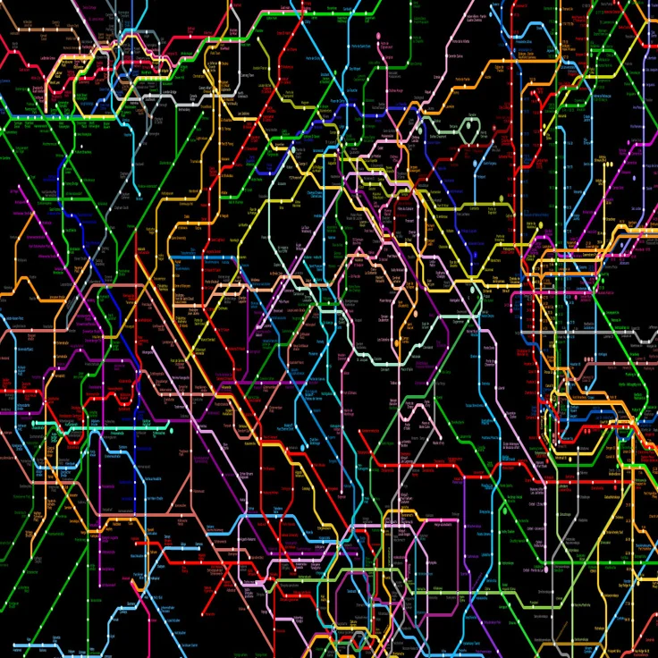 214 Subway Systems Combined Into One Worldwide Metro Map - Fast Company
