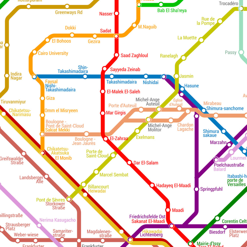 214 Subway Systems Combined Into One Worldwide Metro Map - Fast Company