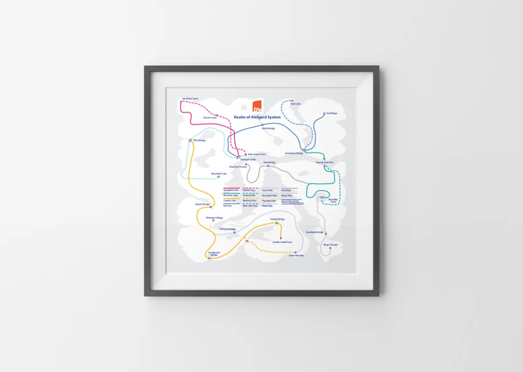 6 Classic Nintendo Gameworlds, Redrawn As Subway Maps - Fast Company