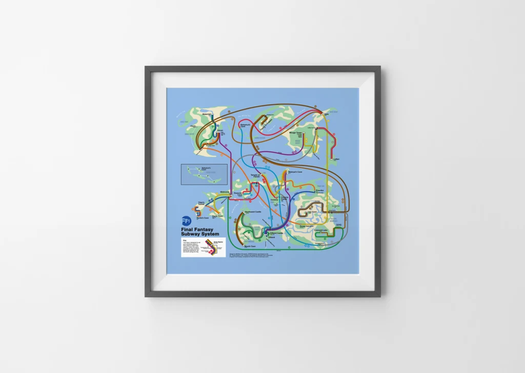 6 Classic Nintendo Gameworlds, Redrawn As Subway Maps - Fast Company
