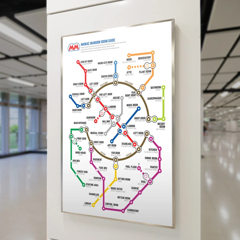 6 Classic Nintendo Gameworlds, Redrawn As Subway Maps - Fast Company