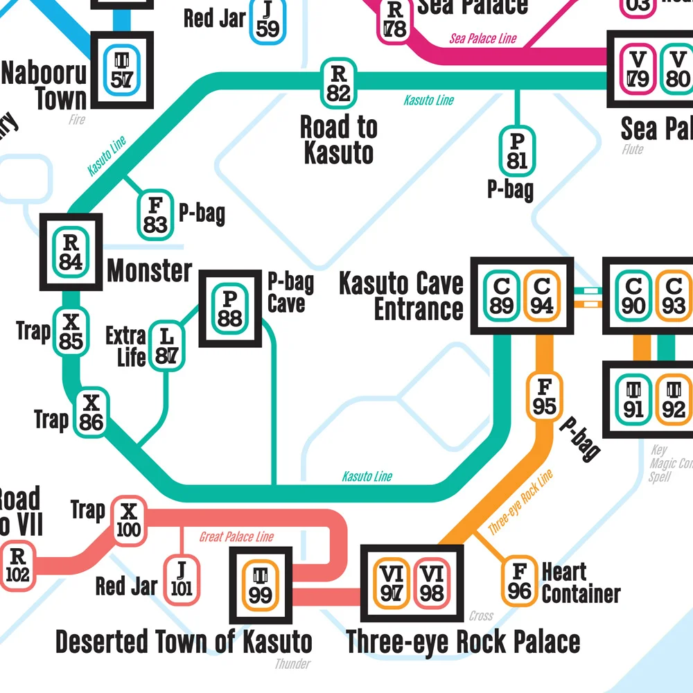 6 Classic Nintendo Gameworlds, Redrawn As Subway Maps - Fast Company