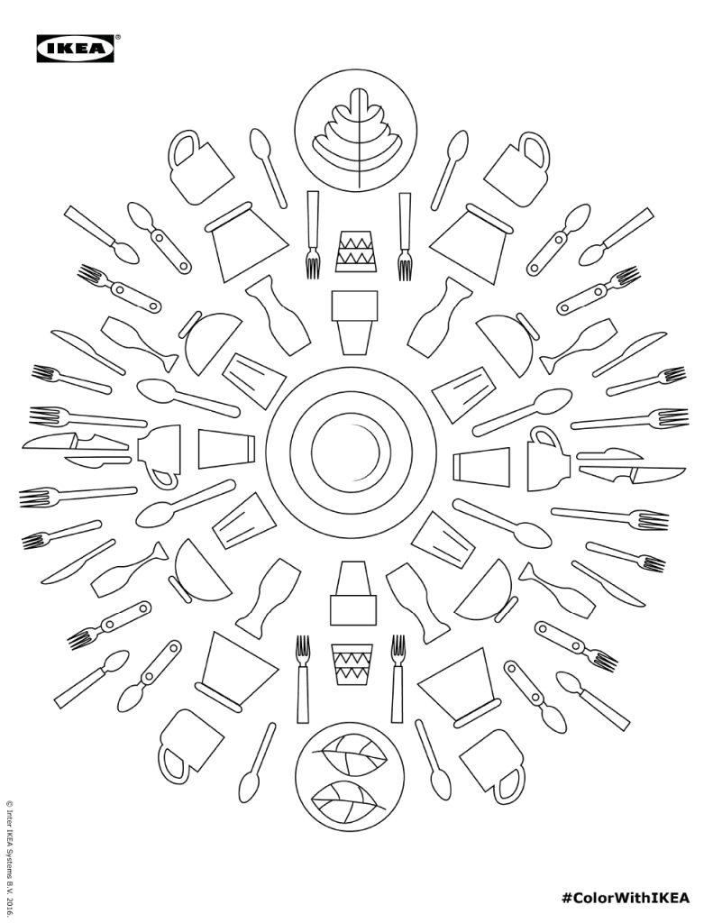 coloring book furniture