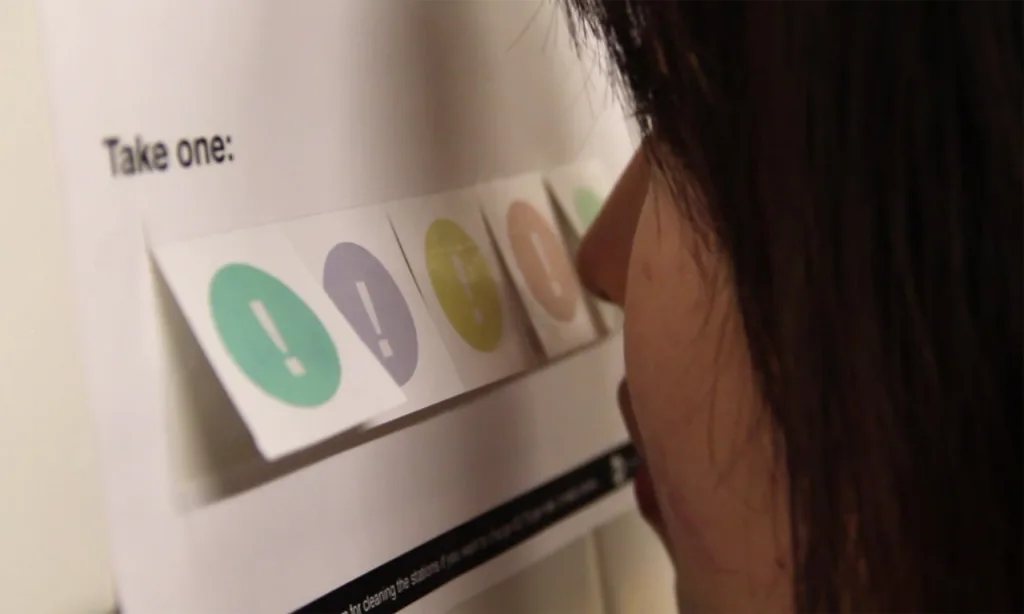 Scratch-And-Sniff Posters Help Mask NYC Subway's Odious Smells - Fast ...