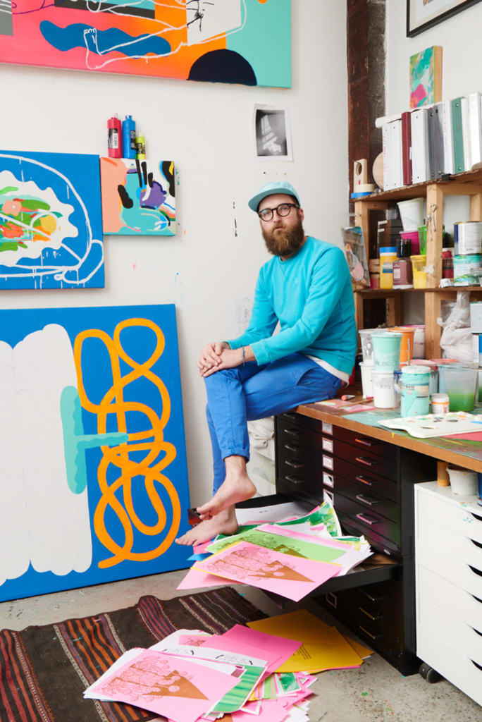 The Fluorescent World Of Mike Perry, Artist Behind The Opening Credits ...