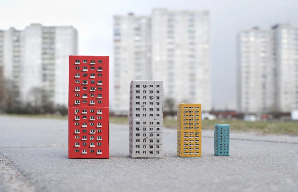 Bring Eastern Bloc Architecture Home With These Paper Building Blocks ...