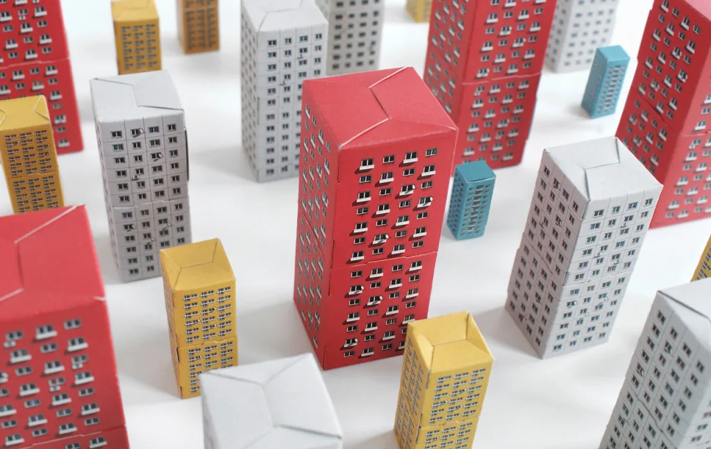 Bring Eastern Bloc Architecture Home With These Paper Building Blocks ...