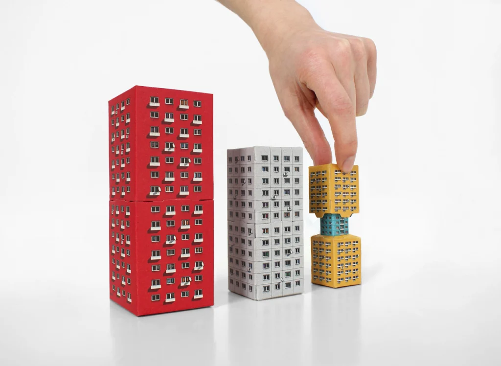 Bring Eastern Bloc Architecture Home With These Paper Building Blocks ...