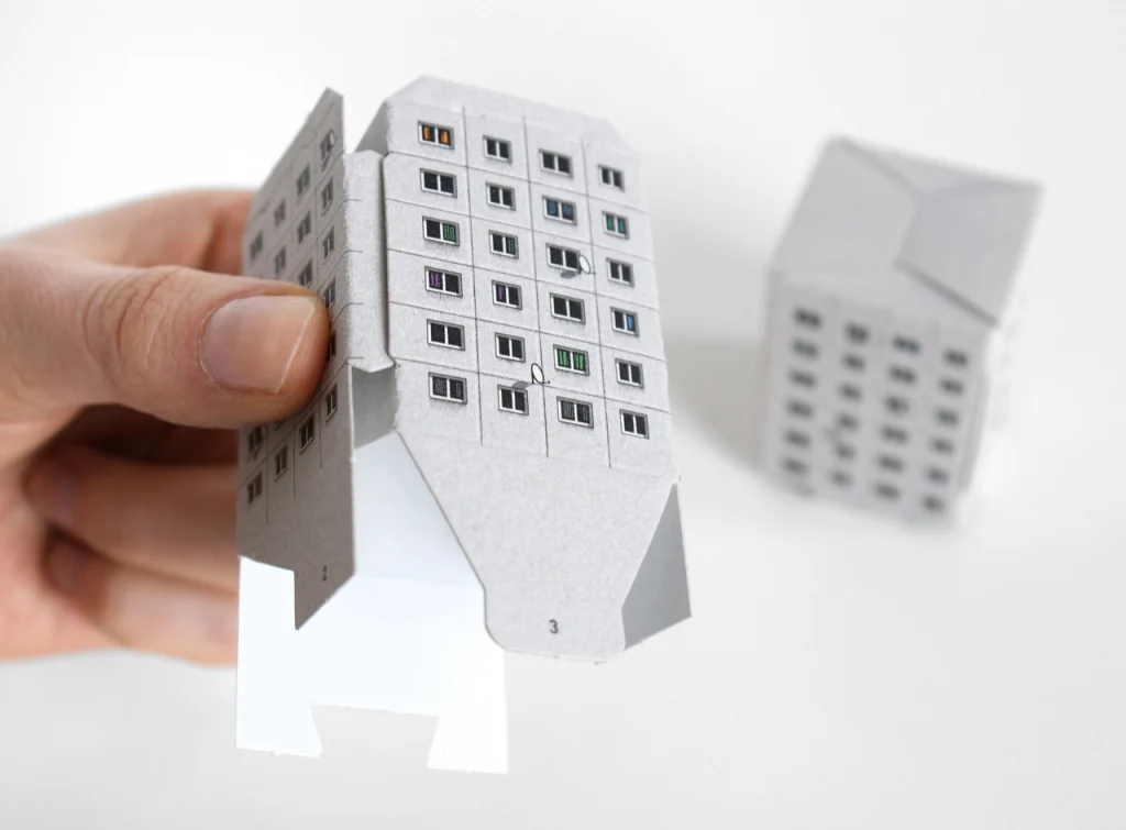 Bring Eastern Bloc Architecture Home With These Paper Building Blocks ...